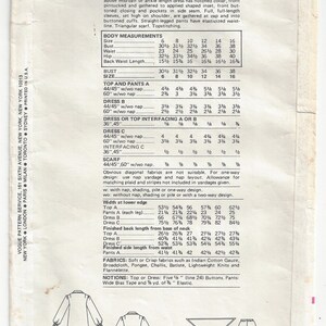 Vogue 9239 Sewing Pattern Misses Vintage 70s Pullover Tunic Top or ...