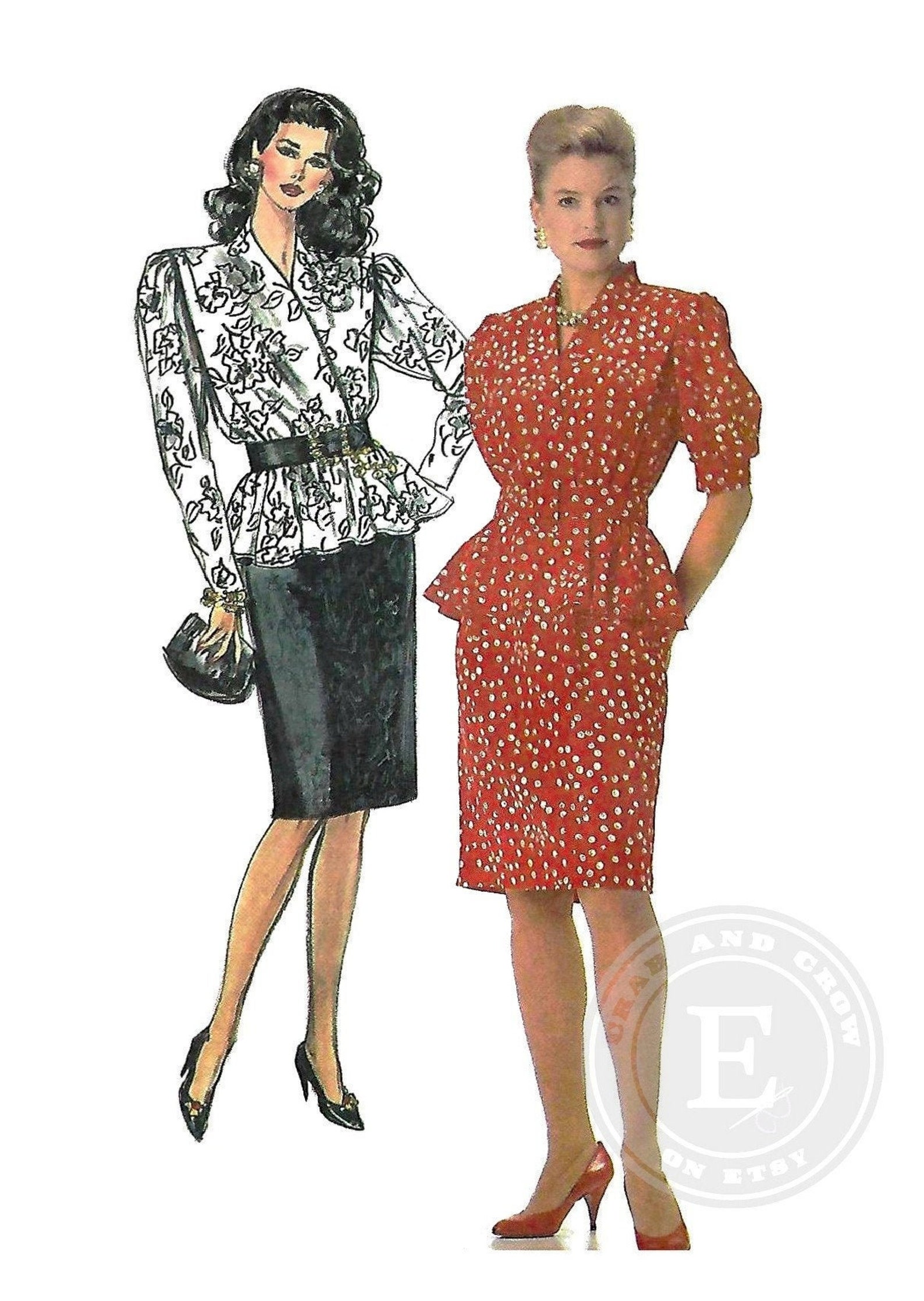 Simplicity 9701 Sewing Pattern Misses Funnel Neckline Dress - Etsy