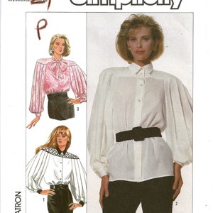 Simplicity 8358 Sewing Pattern Misses Vintage 80s Pleasted - Etsy