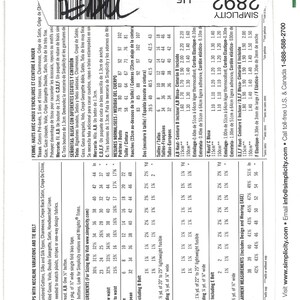 Simplicity 2892 Sewing Pattern Misses Top With Neckline - Etsy