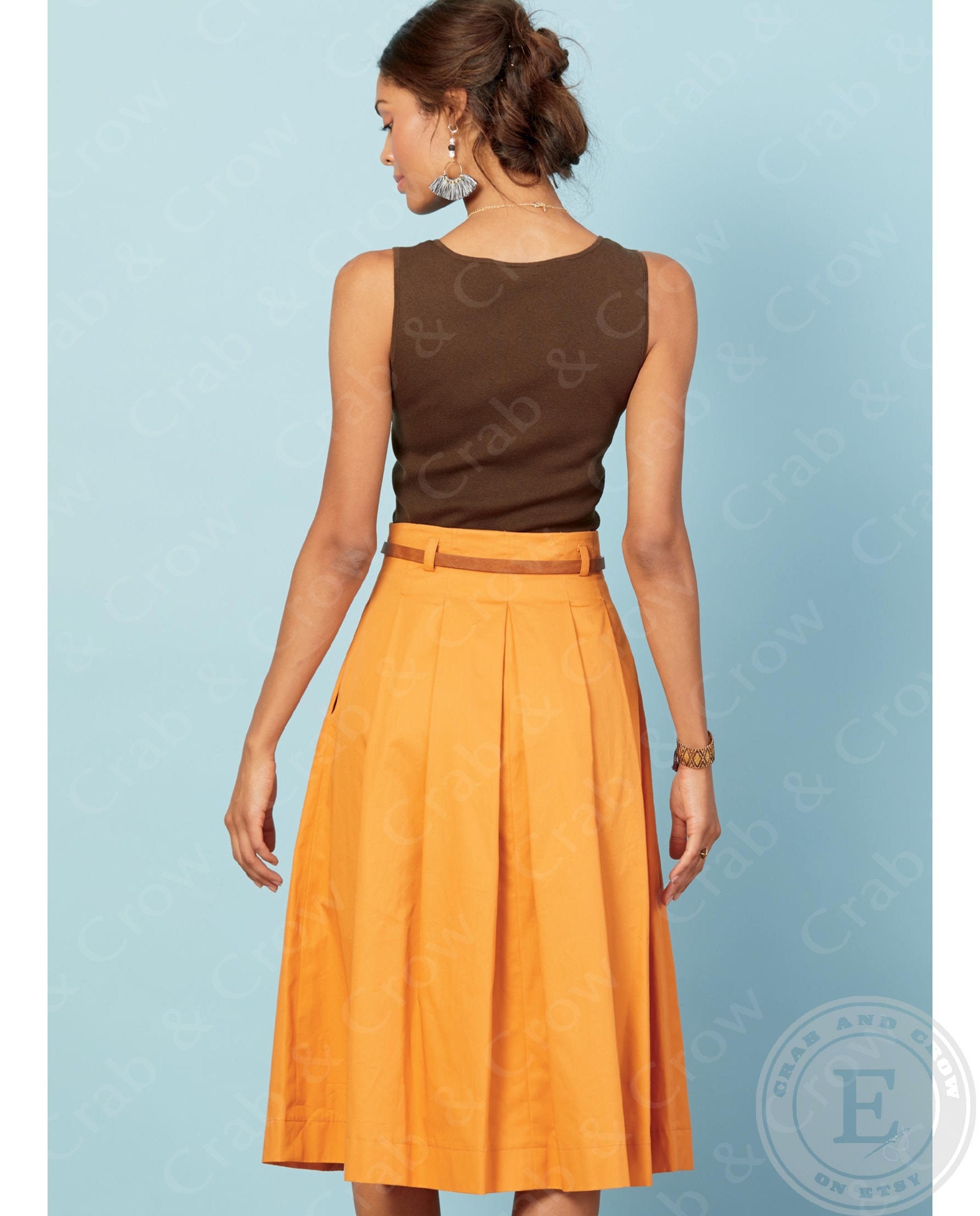 Mccalls M7906 Sewing Pattern Misses Easy Very Full Pleated - Etsy