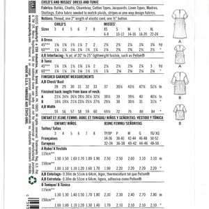 Simplicity S8856 Sewing Pattern for the Artisan Dress Misses and Girls ...
