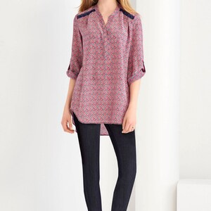 New Look 6374 Sewing Pattern Misses Shirts With Sleeve and Length ...