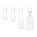 Simplicity S9745 Sewing Pattern Misses Slip Dress in Three Lengths Back ...