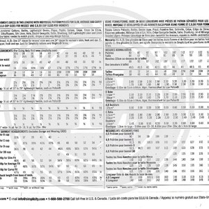 Simplicity 1800 Sewing Pattern Women's Amazing Fit Open - Etsy