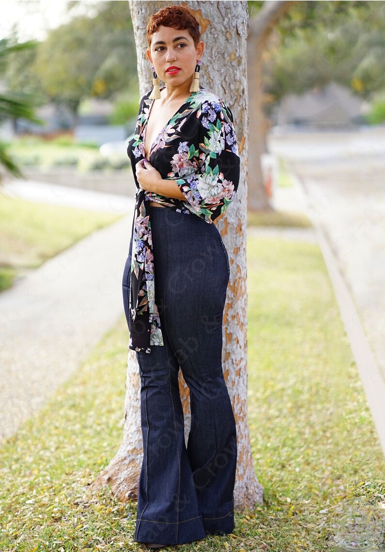 Simplicity S8655 Sewing Pattern Misses High-waisted Pants and Tie Top ...