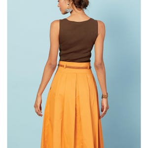 Mccalls M7906 Sewing Pattern Misses Easy Very Full Pleated Skirts With ...