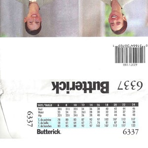 Butterick 6337 Sewing Pattern Misses Easy Lined Below Hip Jacket ...