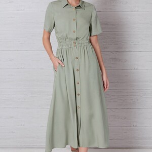 New Look N6651 Sewing Pattern for Misses Button Front Dresses With ...