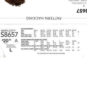 Simplicity S8657 Sewing Pattern Misses Caftan With Options for Design ...