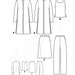 New Look 6163 Sewing Pattern for Misses Separates Long Length Jacket ...