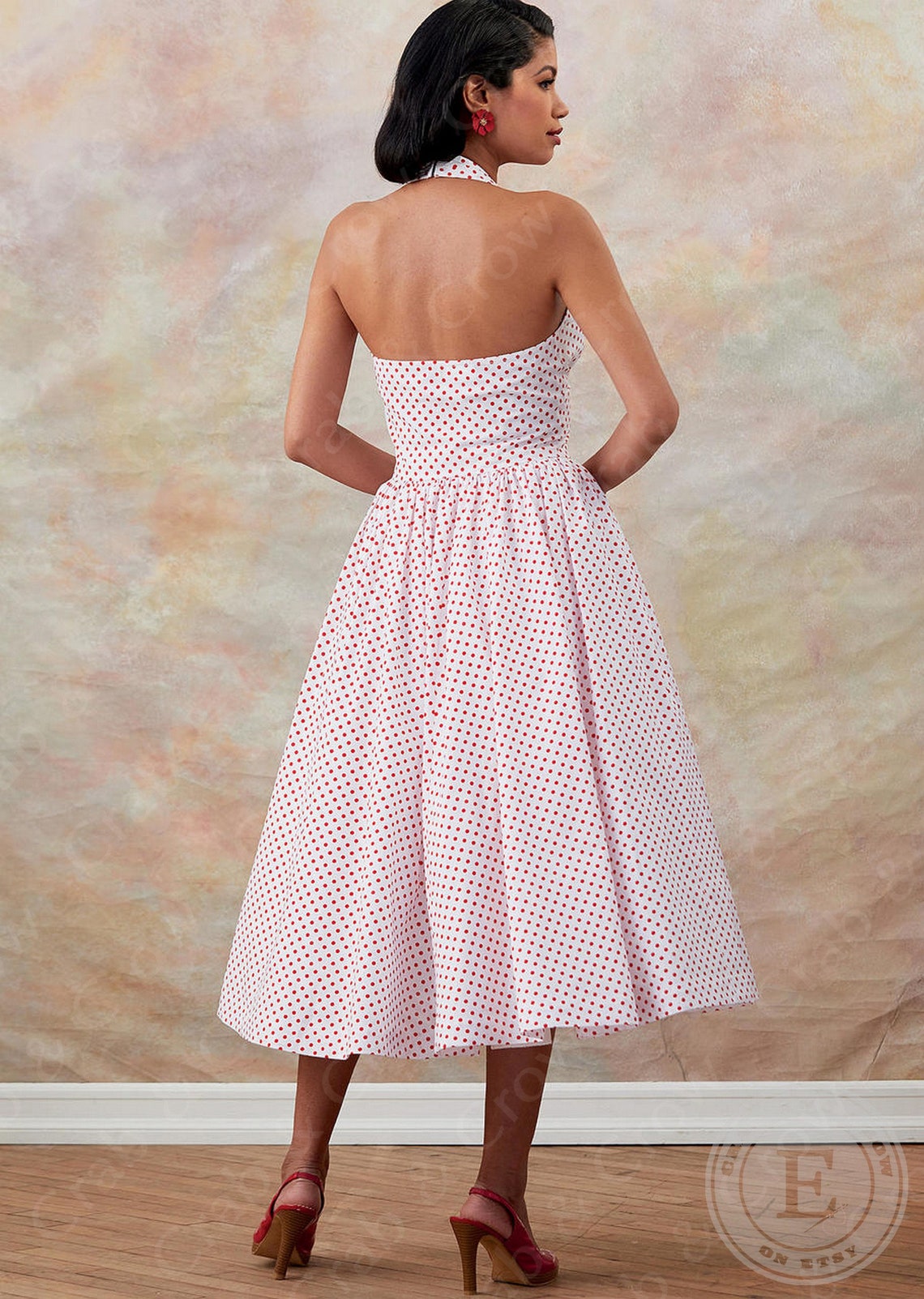 Butterick B6682 Sewing Pattern Misses Retro Halter Bodice | Etsy