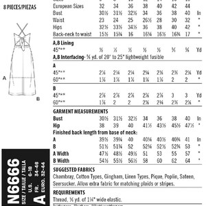 New Look N6666 Sewing Pattern Misses Halter Dresses With Back Tie 6-18 ...