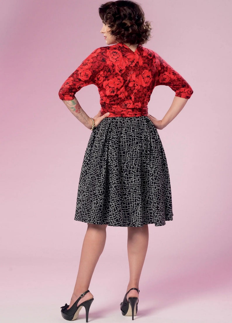 Simplicity S9288 Sewing Pattern Misses Fitted Wrap Top With - Etsy