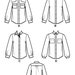 Simplicity 1538 Sewing Pattern Misses Shirt With Sleeve and Fabric ...
