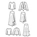 Simplicity 1761 Sewing Pattern Misses Skirt in Two Lengths Jacket and ...