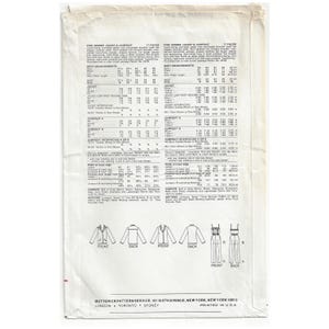 Butterick 3705 Sewing Pattern Misses Vtg 80s Reversible Jacket and ...