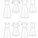 Simplicity S8874 Sewing Pattern Easy to Sew Knit Dress in Two Lengths With Neckline Variations ...