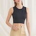 Simplicity S9784 Sewing Pattern Misses Easy to Sew Sleeveless Crop Tops ...