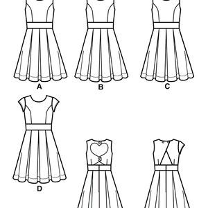 Simplicity 1382 Sewing Pattern Girls Sleeveless Dress With Back Cutout ...