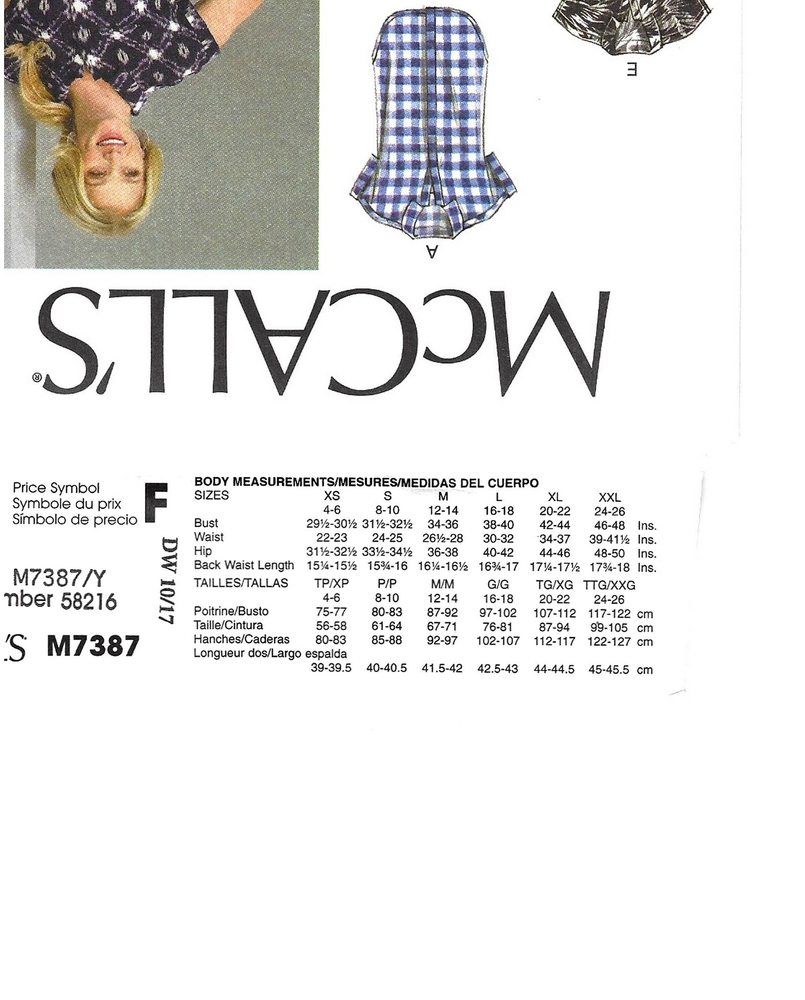 Mccalls M7387 Sewing Pattern for Misses Button Down Top Tunic - Etsy