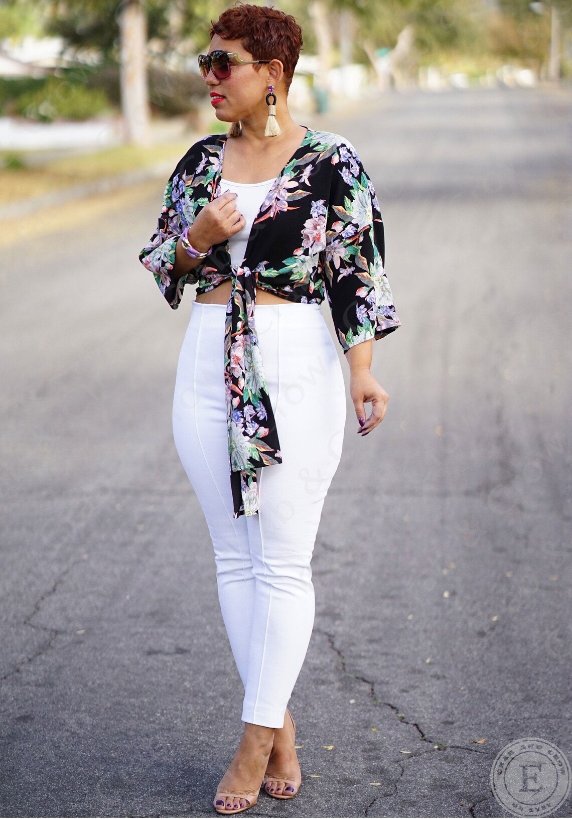 Simplicity S8655 Sewing Pattern Misses High-waisted Pants and Tie Top ...
