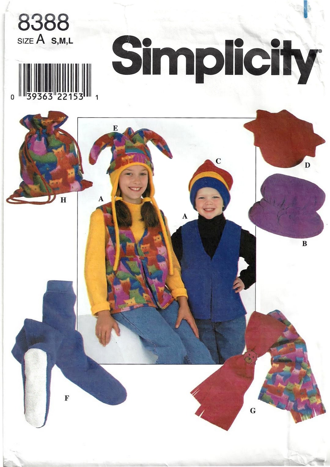Simplicity 8388 Sewing Pattern Boys and Girls and Childs - Etsy