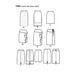 Simplicity 1465 Sewing Pattern Misses Slim Skirt in Two Lengths ...