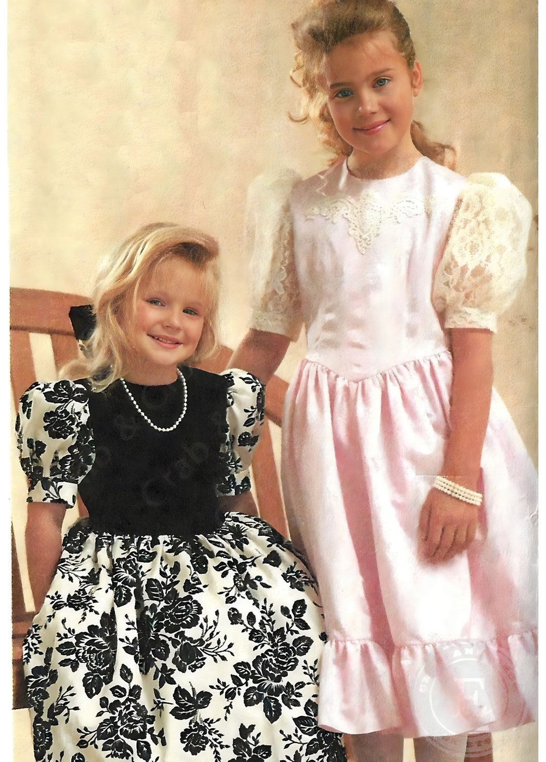 Simplicity 8967 Sewing Pattern Design Your Own Dress Childs Sleeveless ...