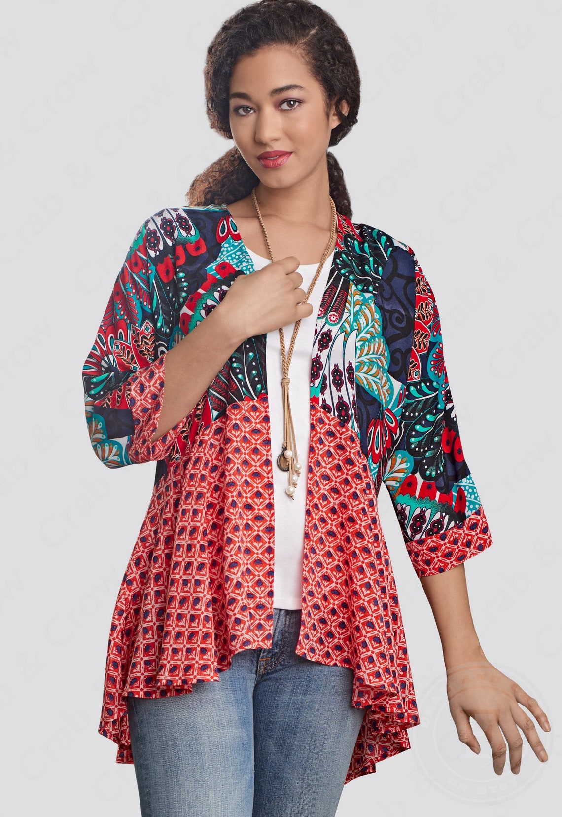 Simplicity S8172 Sewing Pattern Misses Fashion Kimonos With - Etsy