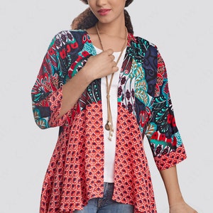 Simplicity S8172 Sewing Pattern Misses Fashion Kimonos With Length ...