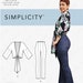 Simplicity S8655 Sewing Pattern Misses High-waisted Pants and Tie Top ...