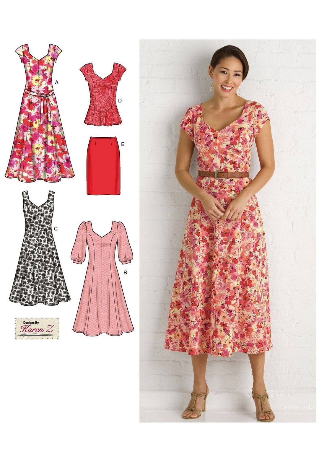 Simplicity 2917 Sewing Pattern Womens Sweetheart Neckline - Etsy