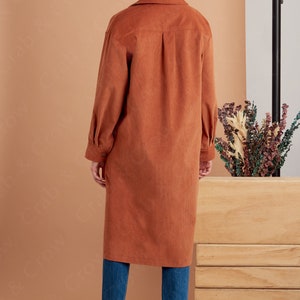 Simplicity S9388 Sewing Pattern for Misses Mens Unisex Button Front ...