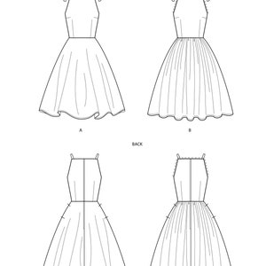 Simplicity S8873 Sewing Pattern Misses Sleeveless Tie Shoulder Dress by ...