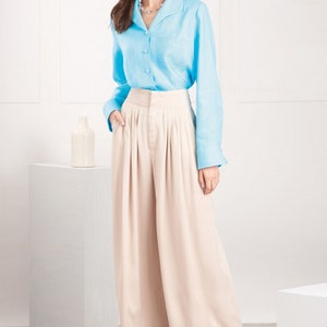 Simplicity S9715 Sewing Pattern Misses Long or Short Sleeve Shirt High ...