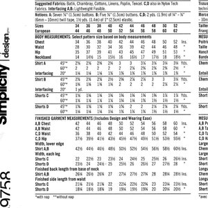 Simplicity S9758 Sewing Pattern Mens Relaxed Fit Button Front - Etsy