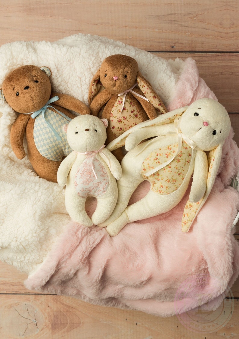 Simplicity 8625 Sewing Pattern for Stuffed Animals and Gift Bags Bear ...