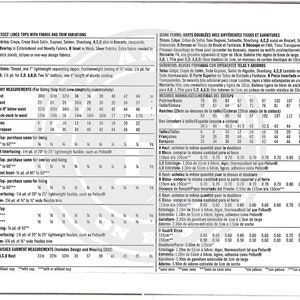 Simplicity S8869 Sewing Pattern Misses Lined Tops With Fabric and Trim ...