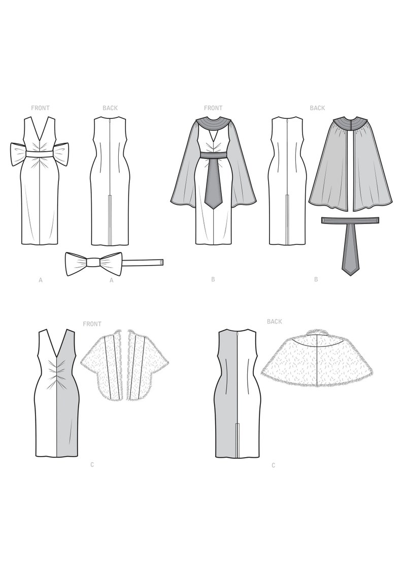 Simplicity S9167 Sewing Pattern Misses Glamour Costumes Dress - Etsy