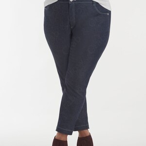 Simplicity 8516 Sewing Pattern for Misses Skinny Jeans for Slim Average ...