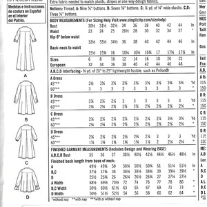 Simplicity S8983 Sewing Pattern Misses Pullover Banded Collar Dresses ...