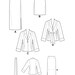 Simplicity 8795 Sewing Pattern Misses Skirt in Two Lengths and Jacket ...