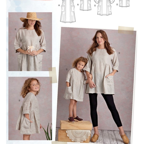 Girls Tunic Pattern - Etsy