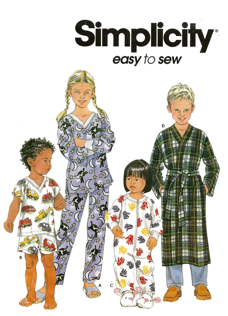 Simplicity 0666 Sewing Pattern for Toddlers Easy to Sew Pullover Top ...