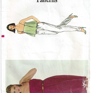 Vogue 7698 Sewing Pattern Misses Vintage 70s Very Easy Sleeveless Dress ...
