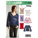 New Look 6515 Sewing Pattern Misses Raised Waist Tops With Sleeve and ...
