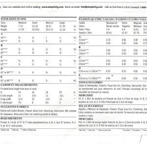 New Look 6112 Sewing Pattern for Babies Dress or Top Pants or Shorts Sz ...