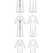Mccalls M8037 Sewing Pattern Misses Plunging Drape Neckline Dress ...
