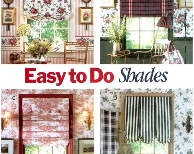 Butterick 6677 Sewing Pattern and Instructions for Easy to Do Shades ...